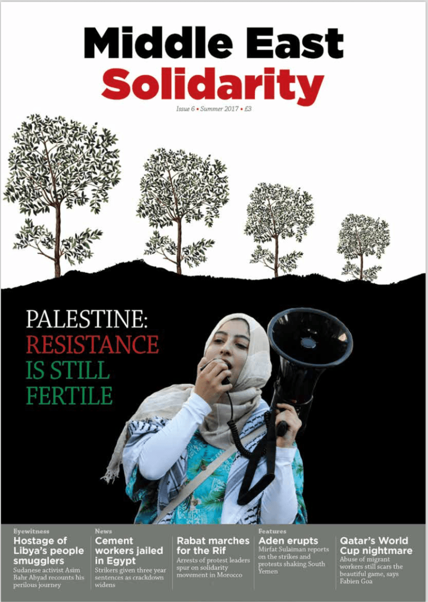 Middle East Solidarity magazine issue 6 out now! | Egypt Solidarity